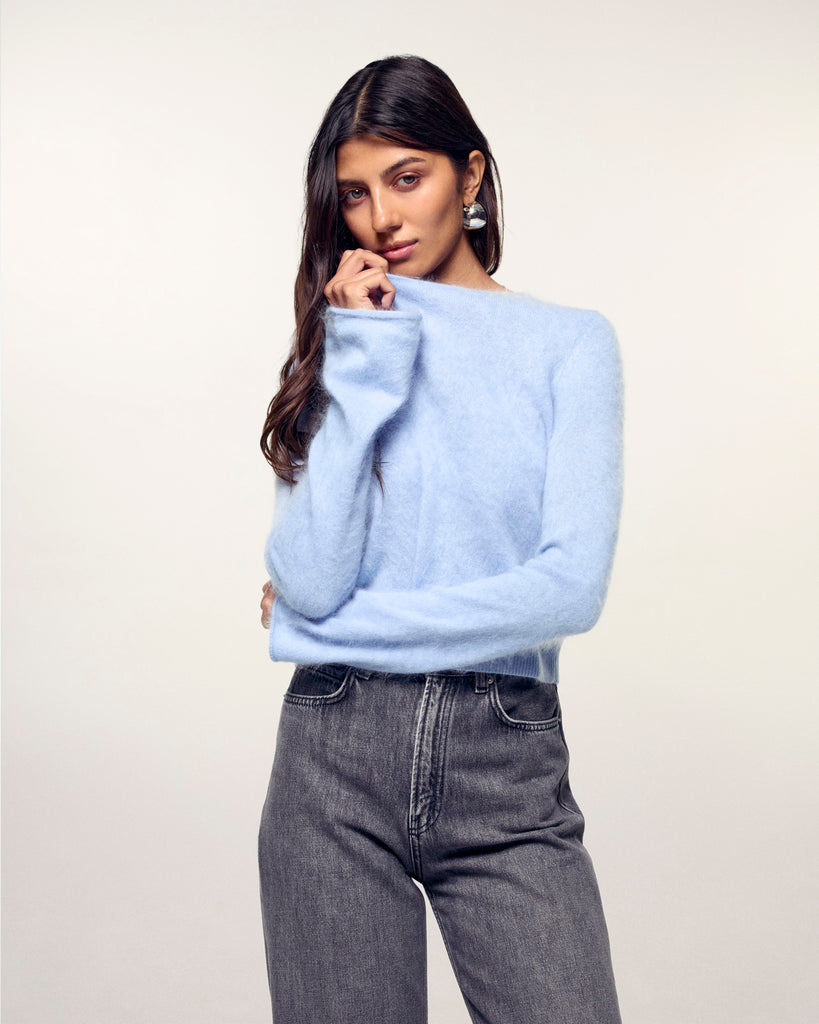 Sweater Cardigan Cashmere Brushed Backless – FROM FUTURE